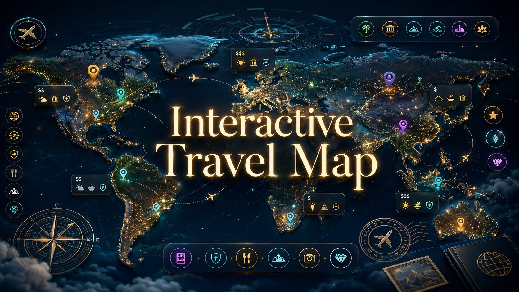 Interactive Travel Map: Find Where To Travel By Budget, Month And Style